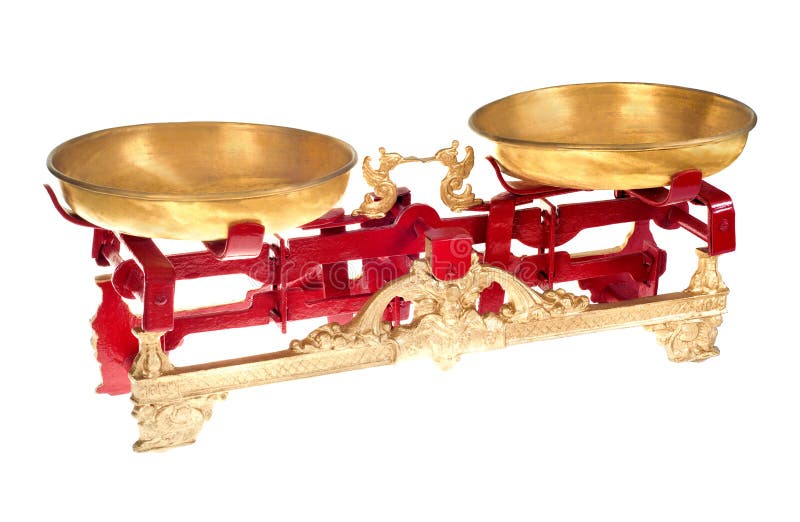 Old scale stock photo. Image of vintage, weighing, symbol - 96238360