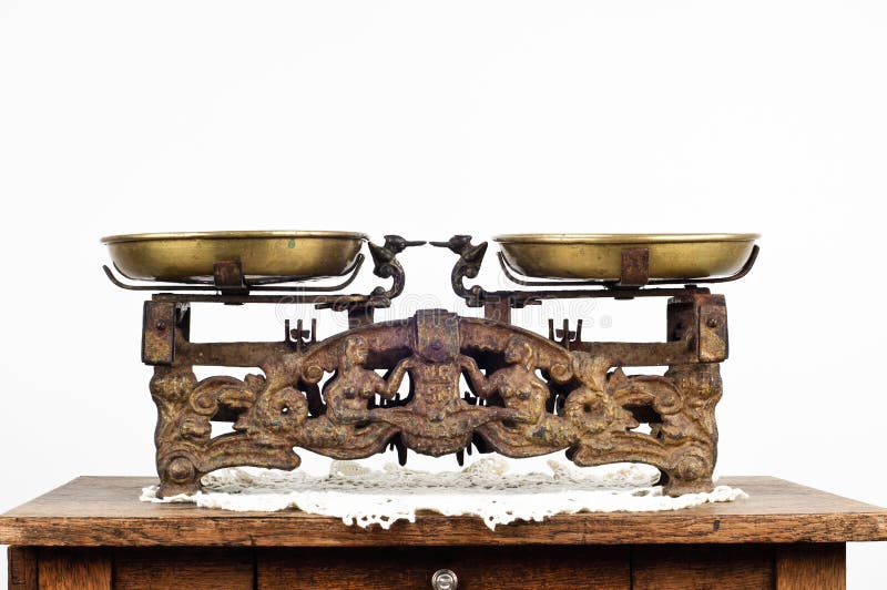 Old scales stock photo. Image of counterweight, retro - 27496776