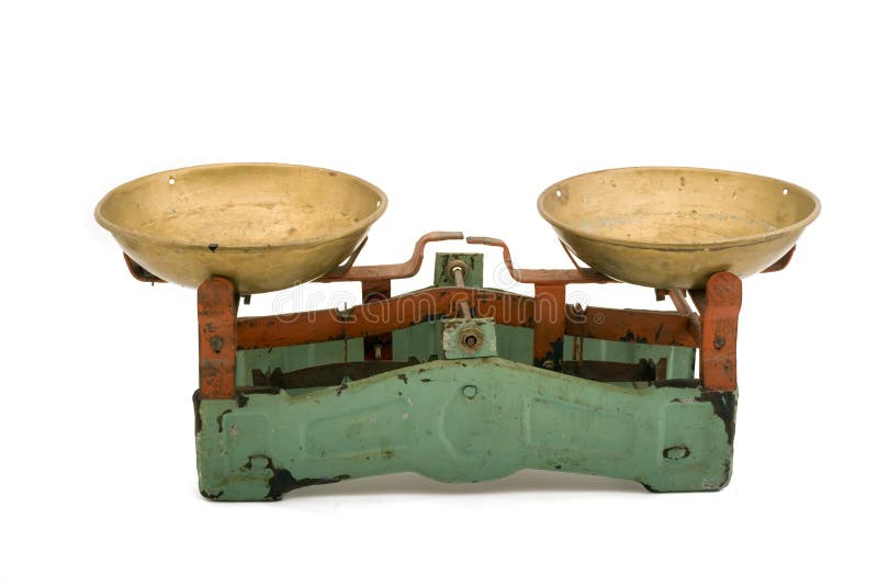 Old scale stock image. Image of vintage, judgment, weights - 717089