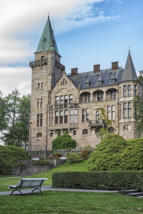 Old Scandinavian Teleborg Castle in Sweden Stock Image - Image of ...