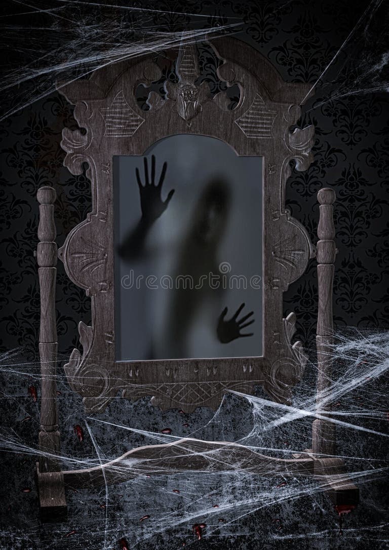 Spooky Mirror Stock Illustrations – 1,570 Spooky Mirror Stock ...