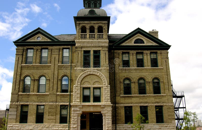 Old School stock photo. Image of escape, preposing, building - 199598