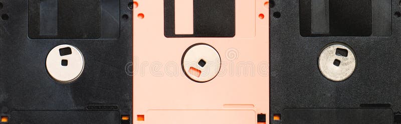 Old School Analog Floppy Disk Backdrop Stock Photo - Image of ...