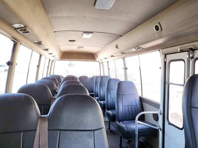 School Bus Driver Interior