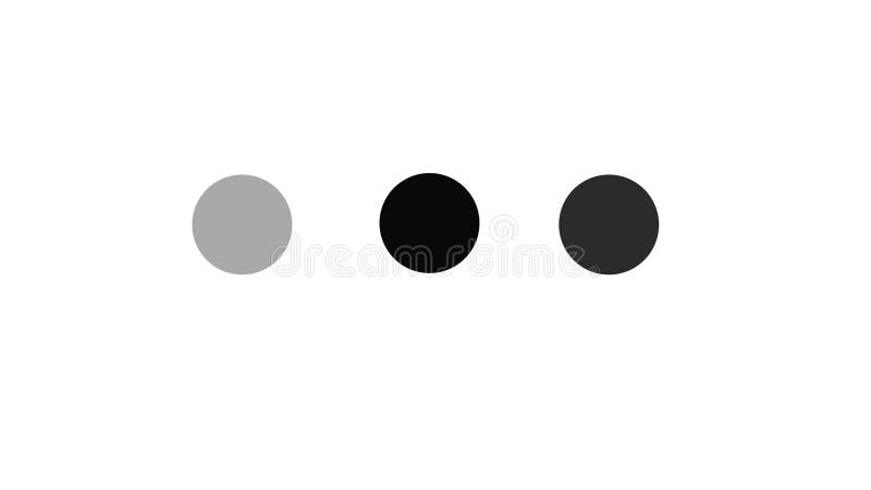 Old School Classic Black and White Circle Loading Swipe Animation Stock ...