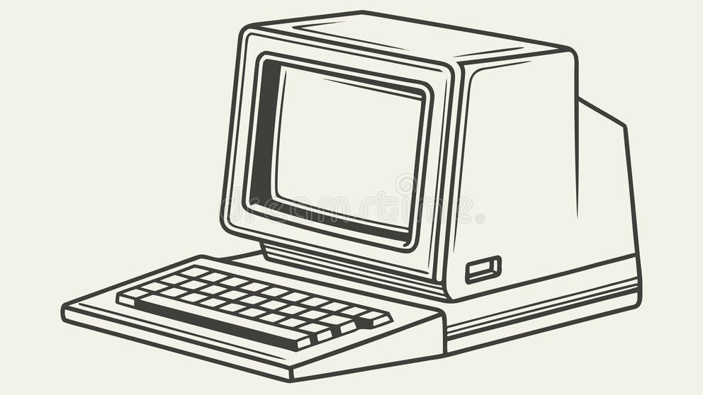 Old School System Design Stock Illustrations – 1,165 Old School System ...