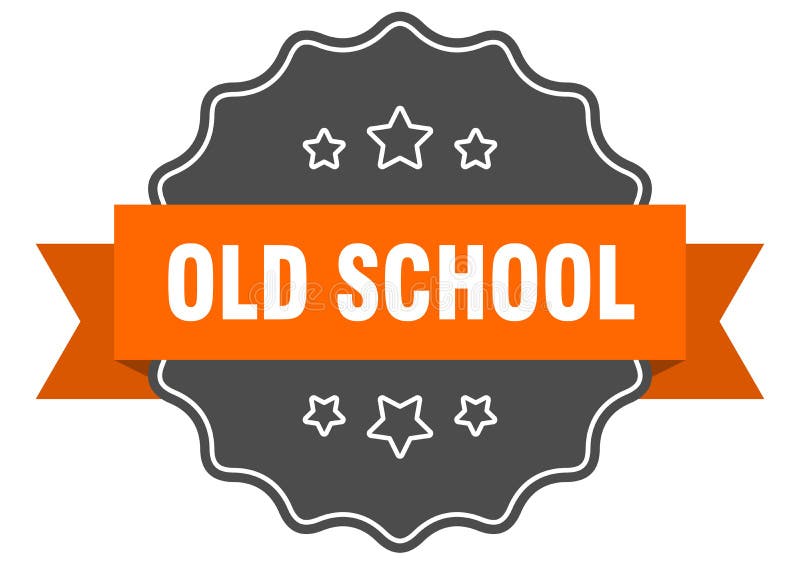 Old school label stock vector. Illustration of school - 194929518