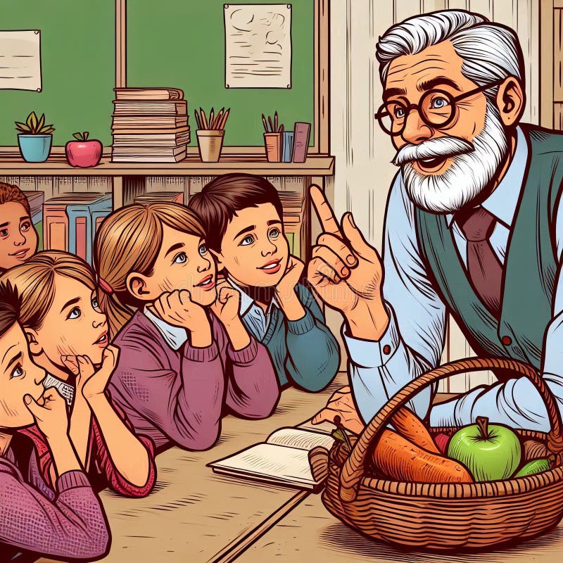 Old School Lessons stock illustration. Illustration of student - 330943785