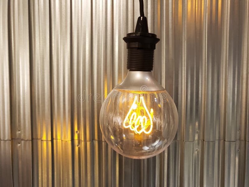 Old school light bulbs stock photo. Image of glass, black - 103956798