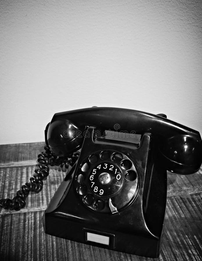 Old school phone stock image. Image of vintage, copper - 47162033