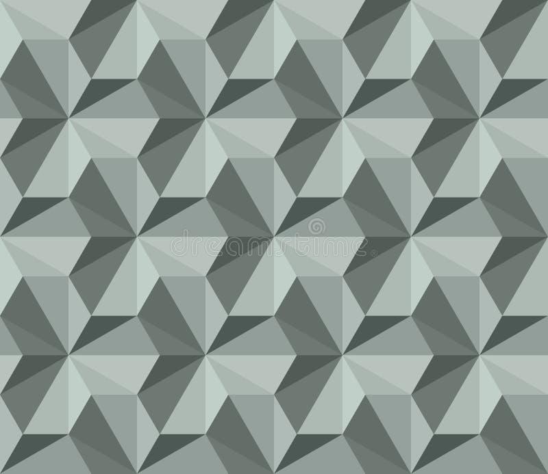 Old School Seamless Background, Triangle - Vector Illustration Stock ...