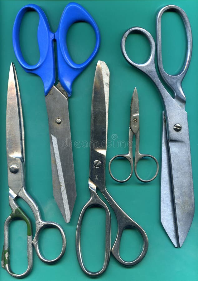 Old scissors stock image. Image of sharp, office, vintage - 24194621