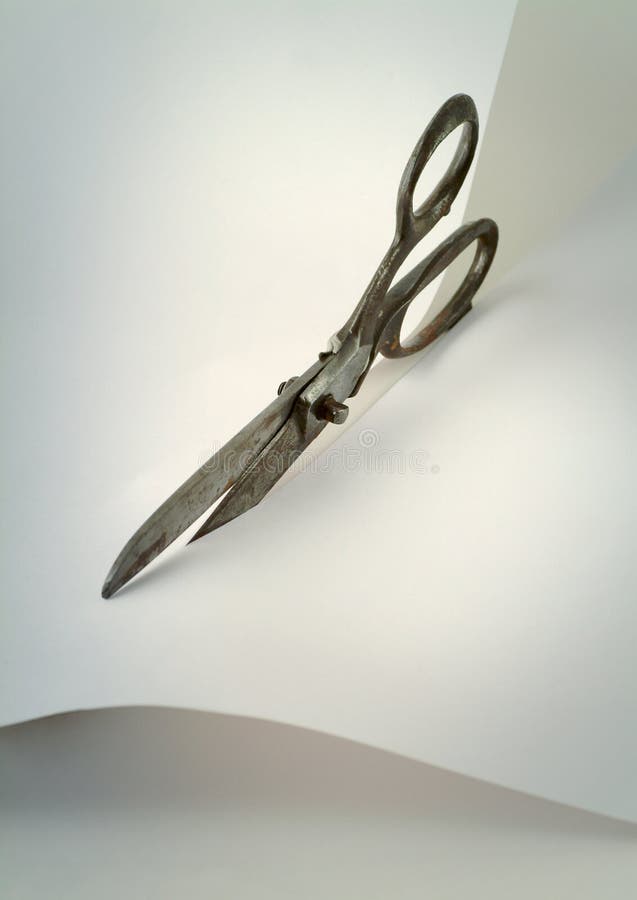 Old scissors stock photo. Image of tool, blank, cutting - 7457942