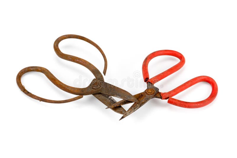 Old scissors full of rust stock photo. Image of rusted - 58056400