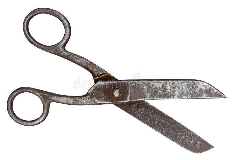 Old scissors stock photo. Image of closeup, grunge, sharp - 34459978