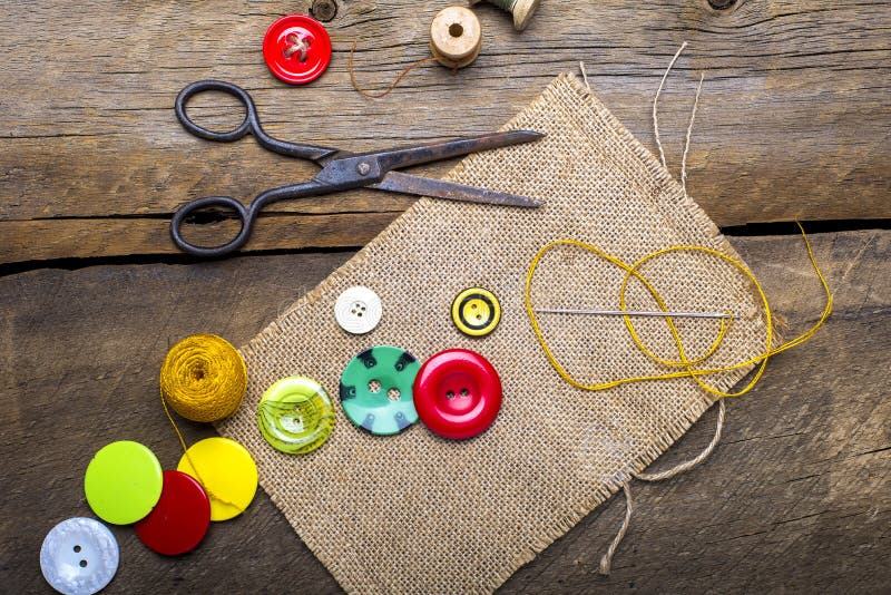 Old scissors on wood stock photo. Image of detail, pattern - 65619862