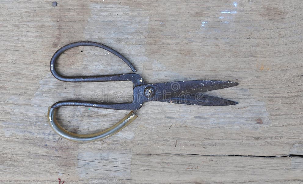 Old scissors stock photo. Image of sissors, closeup, hair - 51312658