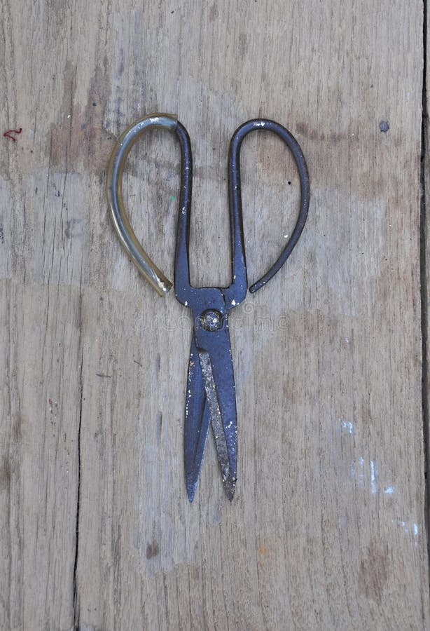 Old scissors stock image. Image of metal, handle, macro - 51312669