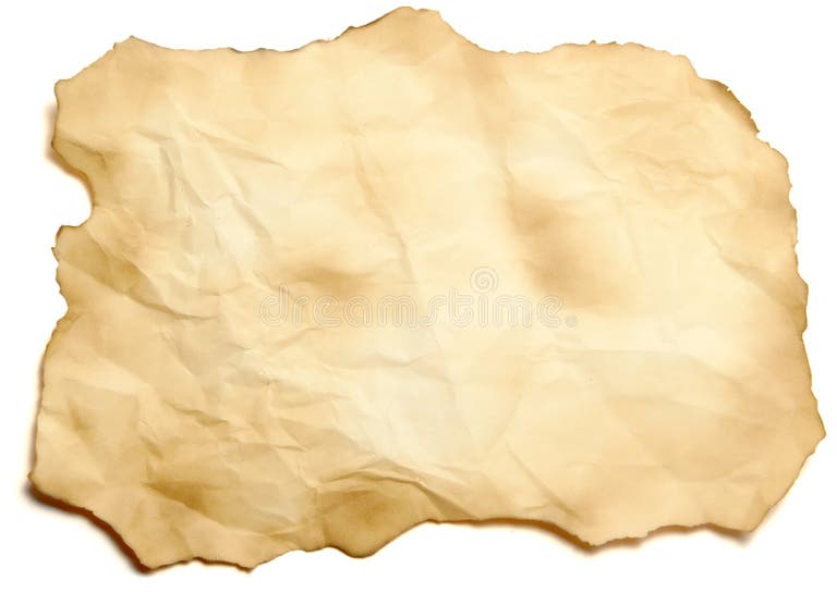 Old scorched paper sheet stock image. Image of texture - 19800619