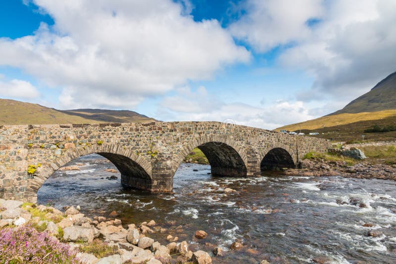 Old Scottish Stone Bridge stock photo. Image of grass - 47371946