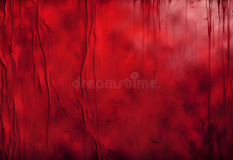 Old Scratched Bright Red Paint Surface Wide Texture Stock Illustration ...