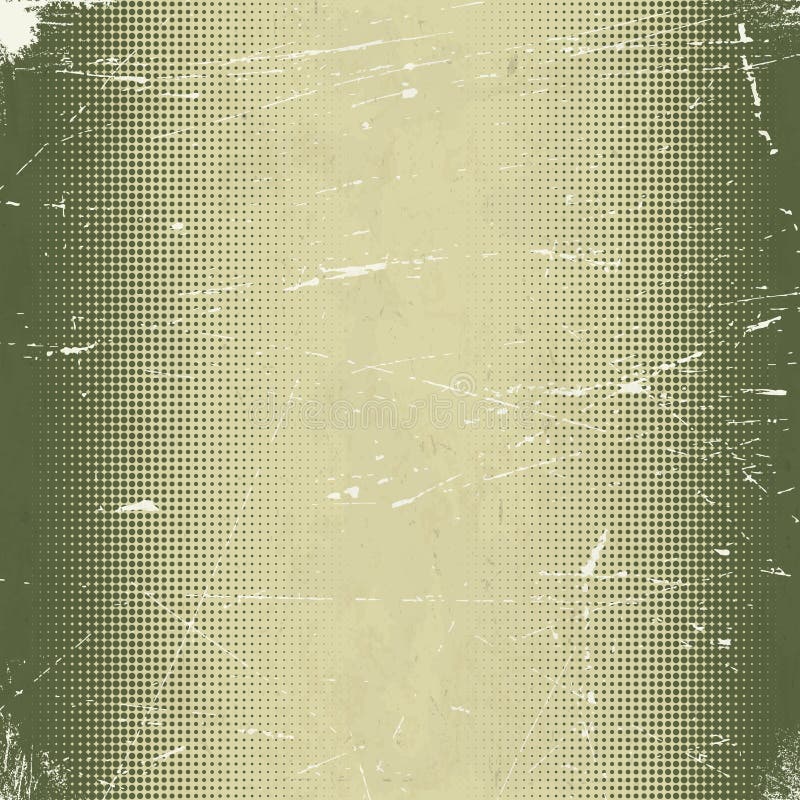 Old Scratched Card with Halftone Gradient Stock Vector - Illustration ...