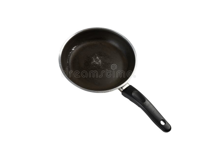 Old scratched pan stock image. Image of layer, aged - 374961185