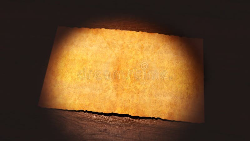 Old Scroll Paper stock illustration. Illustration of horizontal - 36560658