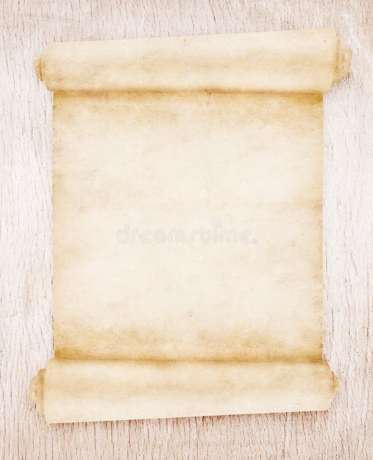 Old scroll paper stock photo. Image of oldfashioned, brown - 31161594