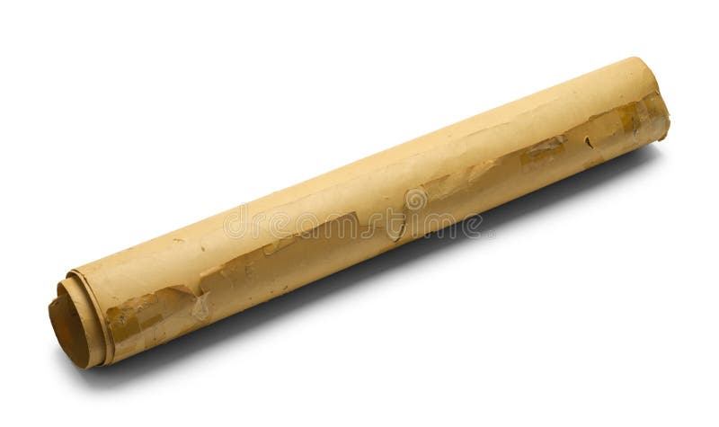 Old Scroll stock image. Image of creased, poster, ripped - 81073341