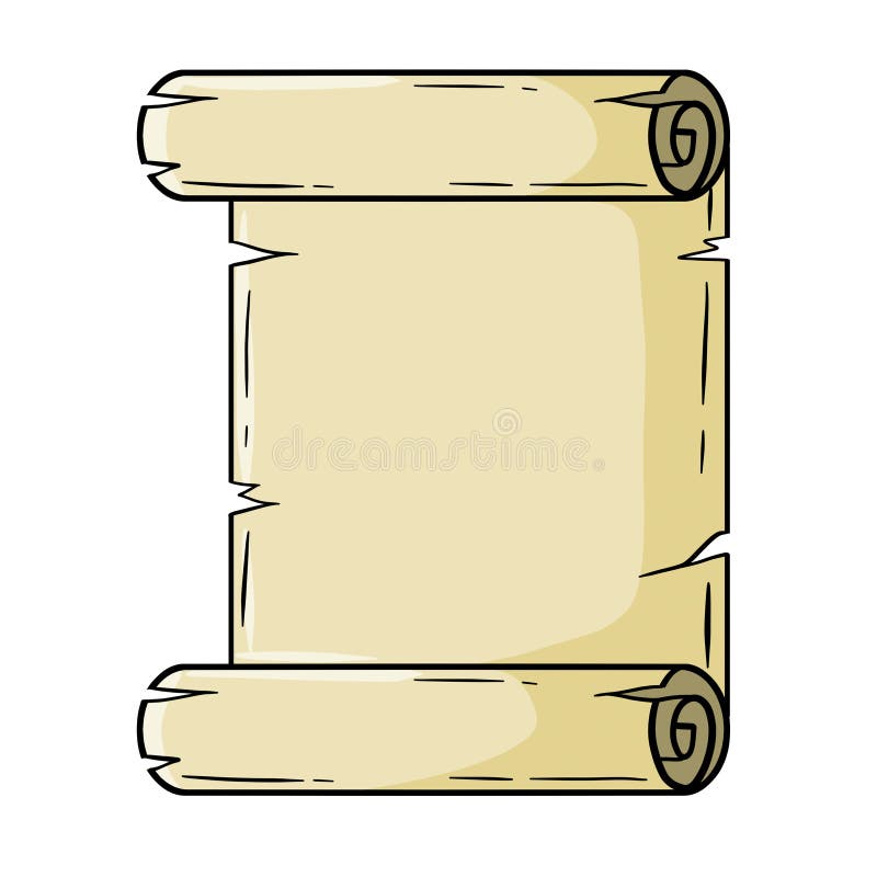 Old Scroll Paper Template