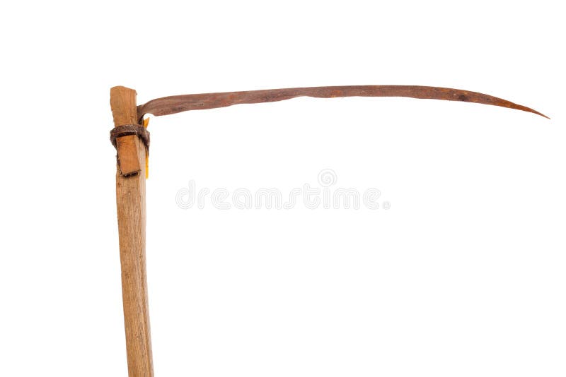 Old scythe stock photo. Image of iron, ancient, background - 33463972