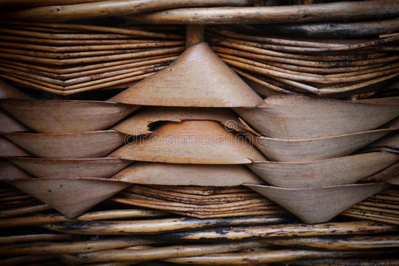 Closeup Rattan Wicker Texture Stock Photo - Image of macro, pattern ...