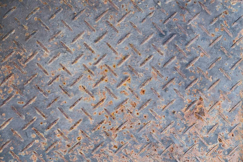 Old Seamless Steel Diamond Plate Texture, Black and White Rusty Stock ...