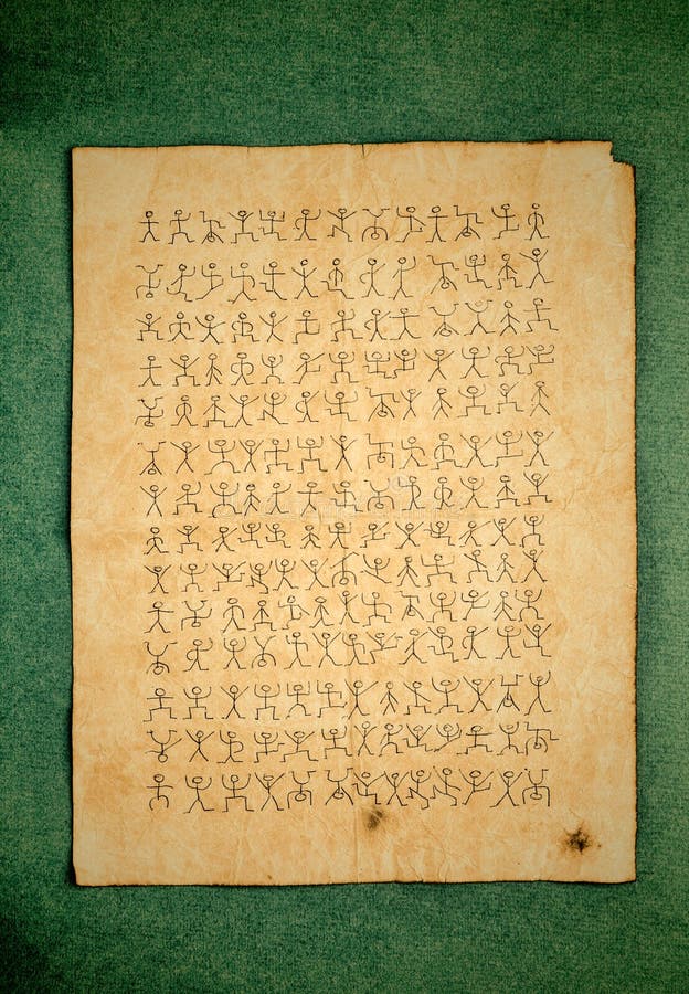 Secret code dancing men stock photo. Image of classified - 159163988