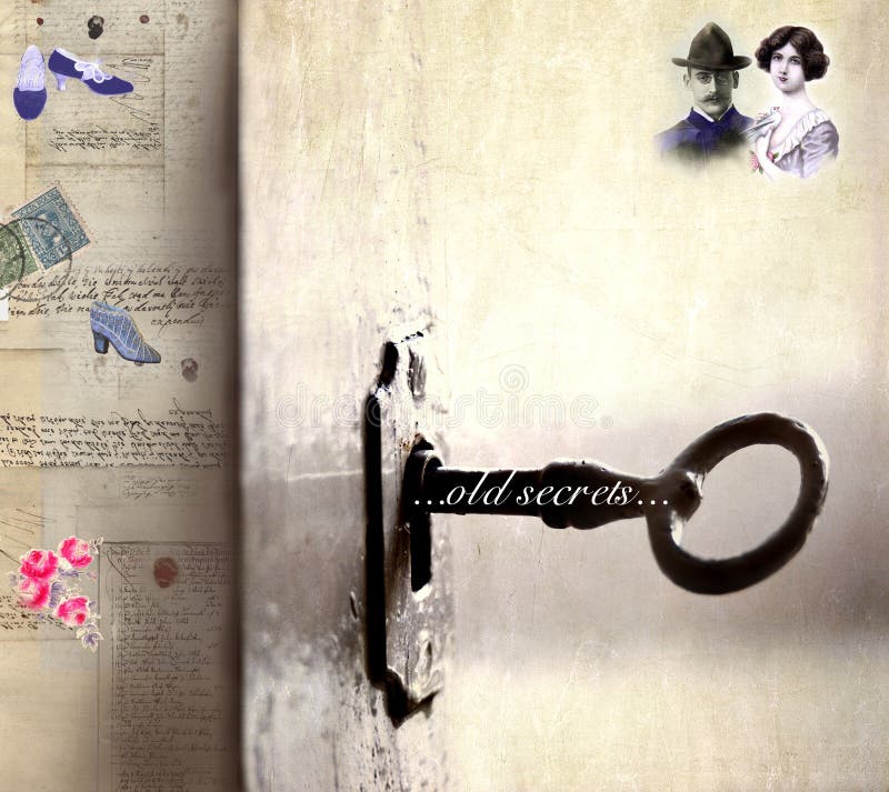 Old Secrets Under Lock and Key Stock Image - Image of papers, remember ...