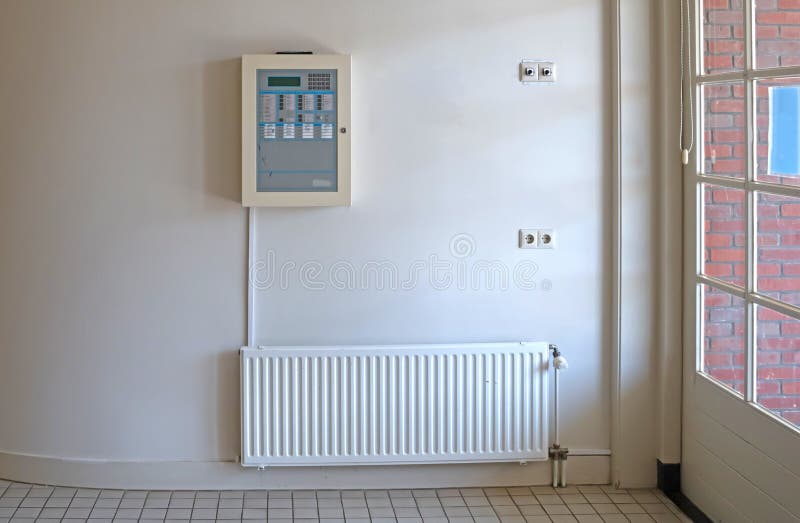 Old Security Panel on a Wall Stock Photo - Image of number, open: 222732118