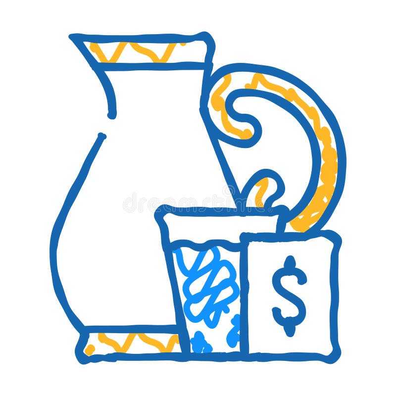 Old Self-service System Icon Doodle Illustration Stock Vector ...