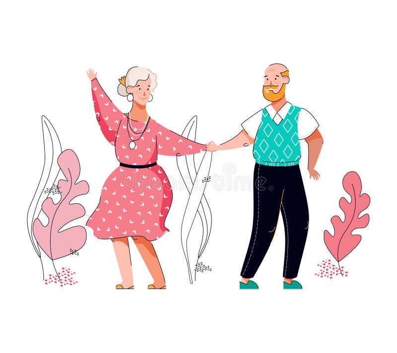 Senior Lady Dancing Stock Illustrations 239 Senior Lady Dancing Stock