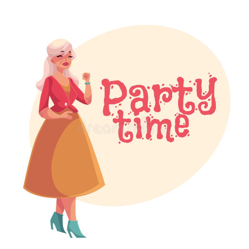 Dancing Senior Stock Illustrations 1 827 Dancing Senior Stock