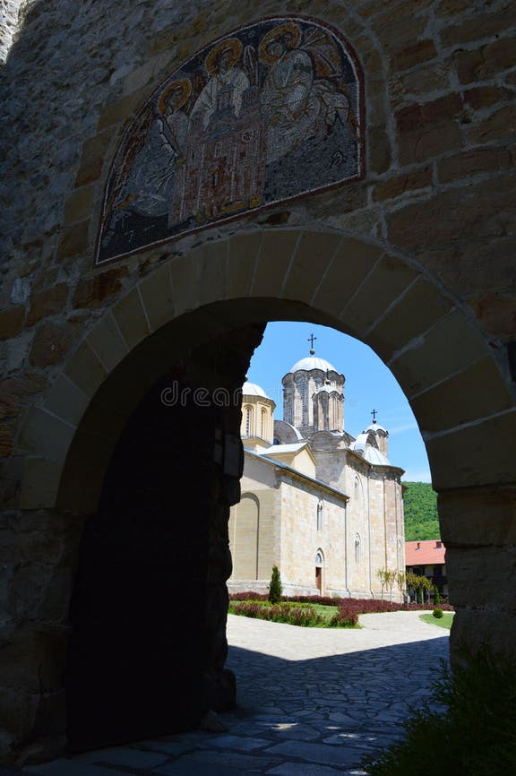 Old Serbian Orthodox Monastery Stock Image - Image of serbian ...