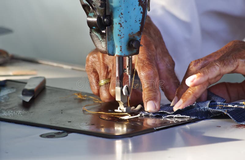 Old sewer stock photo. Image of repair, craft, needle - 77376576