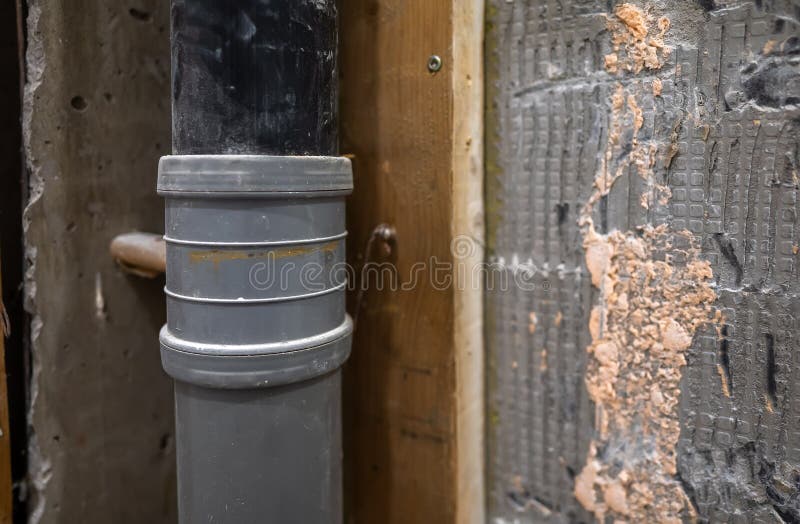 Old sewer stack stock image. Image of ussr, drainpipe - 369117083