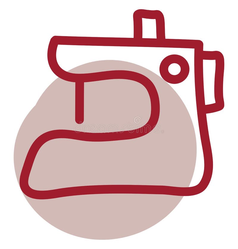 Old sewing machine, icon stock vector. Illustration of industrial ...