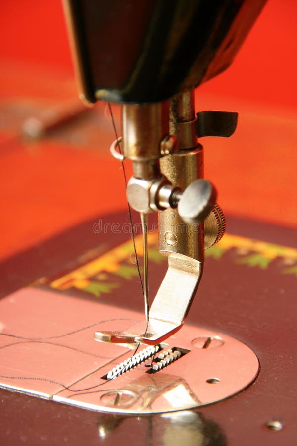 Sewing-machine stock image. Image of hobby, alter, mend - 218389