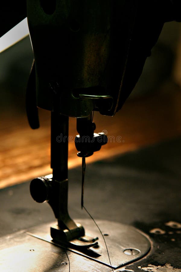 Old sewing machine needle stock photo. Image of metal - 6509094