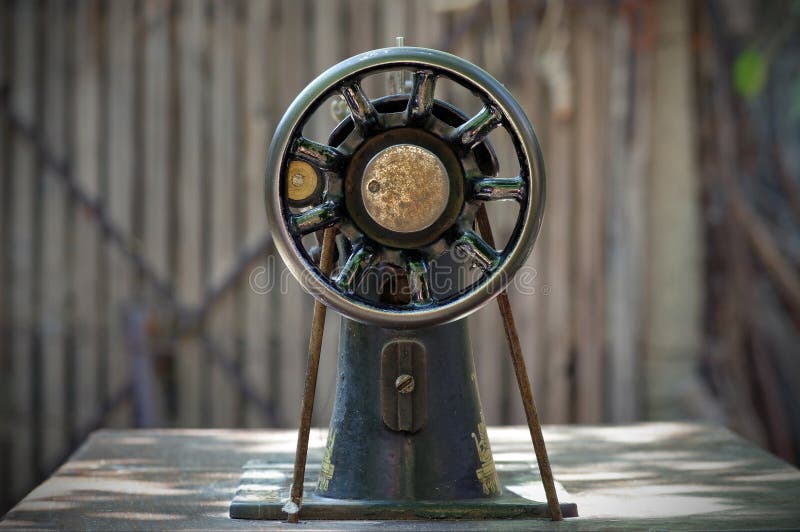 Old sewing-machine stock photo. Image of detail, manual - 42467630