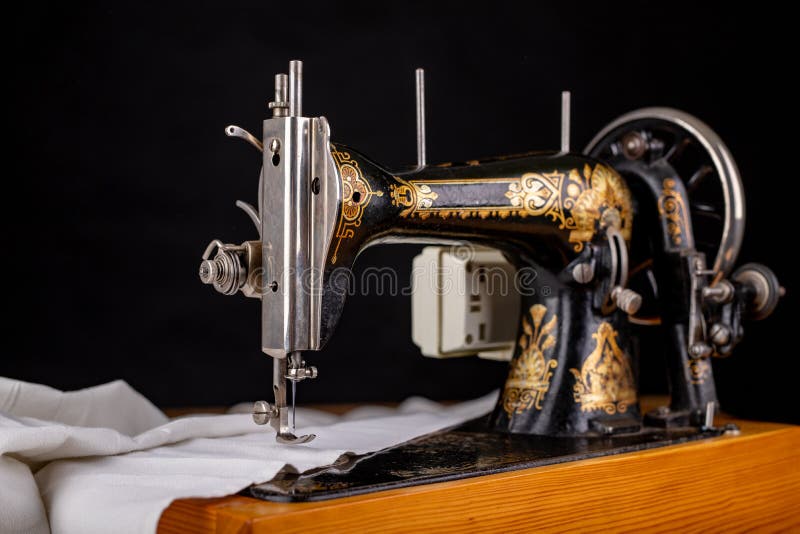 Treadle sewing machine stock photo. Image of antique - 61848250