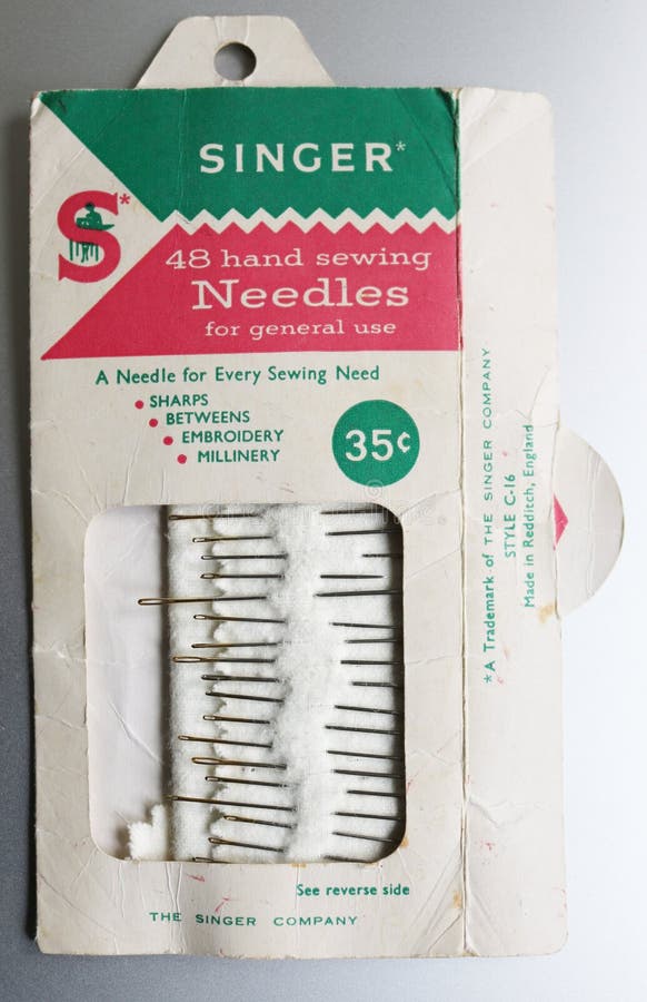 Old Sewing Needles editorial stock image. Image of retro - 89727769