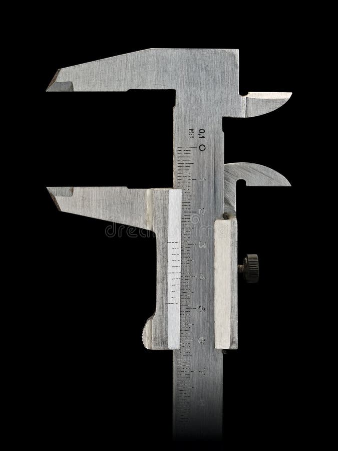 Old, Shabby Measuring Instrument Caliper Stock Photo - Image of shabby ...